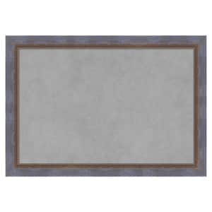 Amanti Art 2-Tone Blue Copper 18 in. x 18 in. Framed Magnetic Board ...