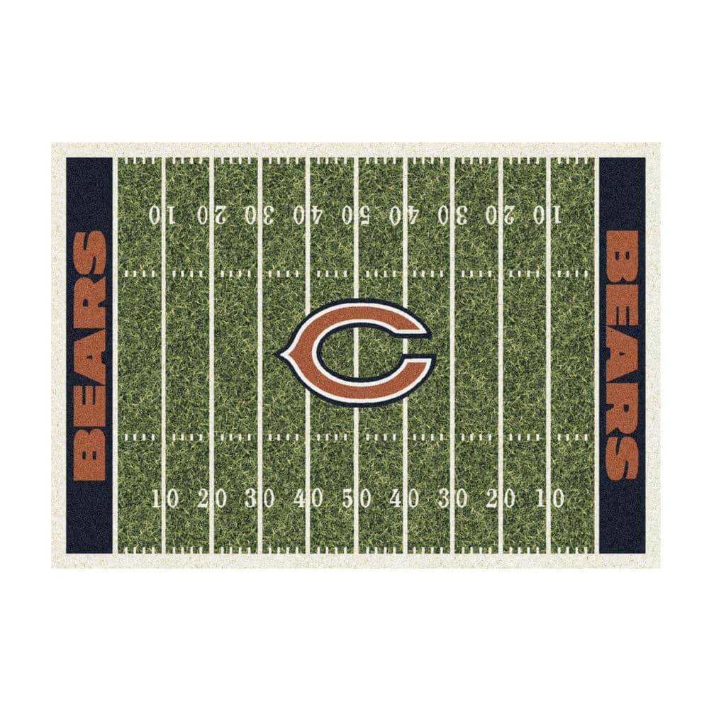 IMPERIAL Chicago Bears 8 ft. x 11 ft. Homefield Area Rug IMP 528-5019 ...