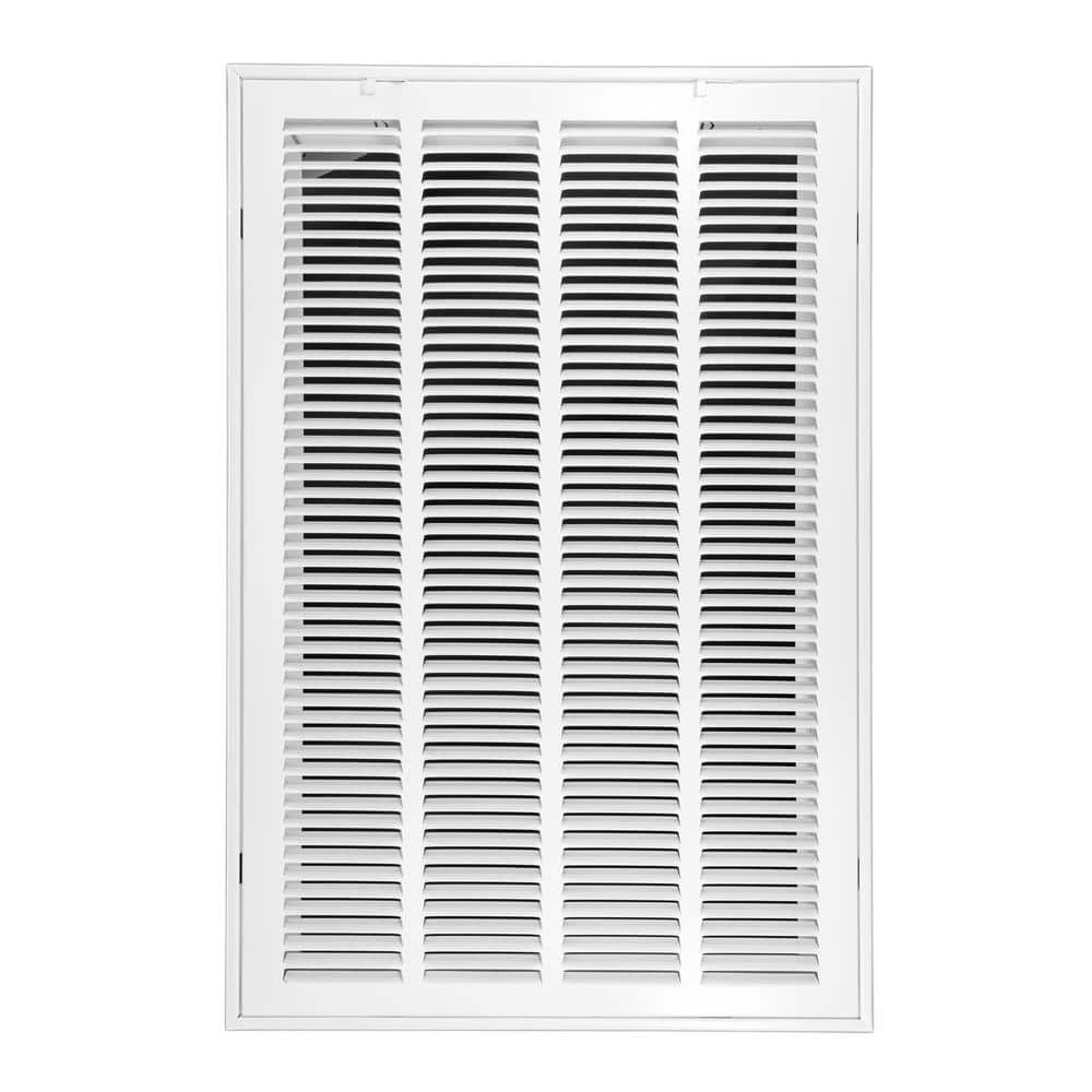 Venti Air 20 in. Wide x 25 in. High Return Air Filter Grille of Steel ...