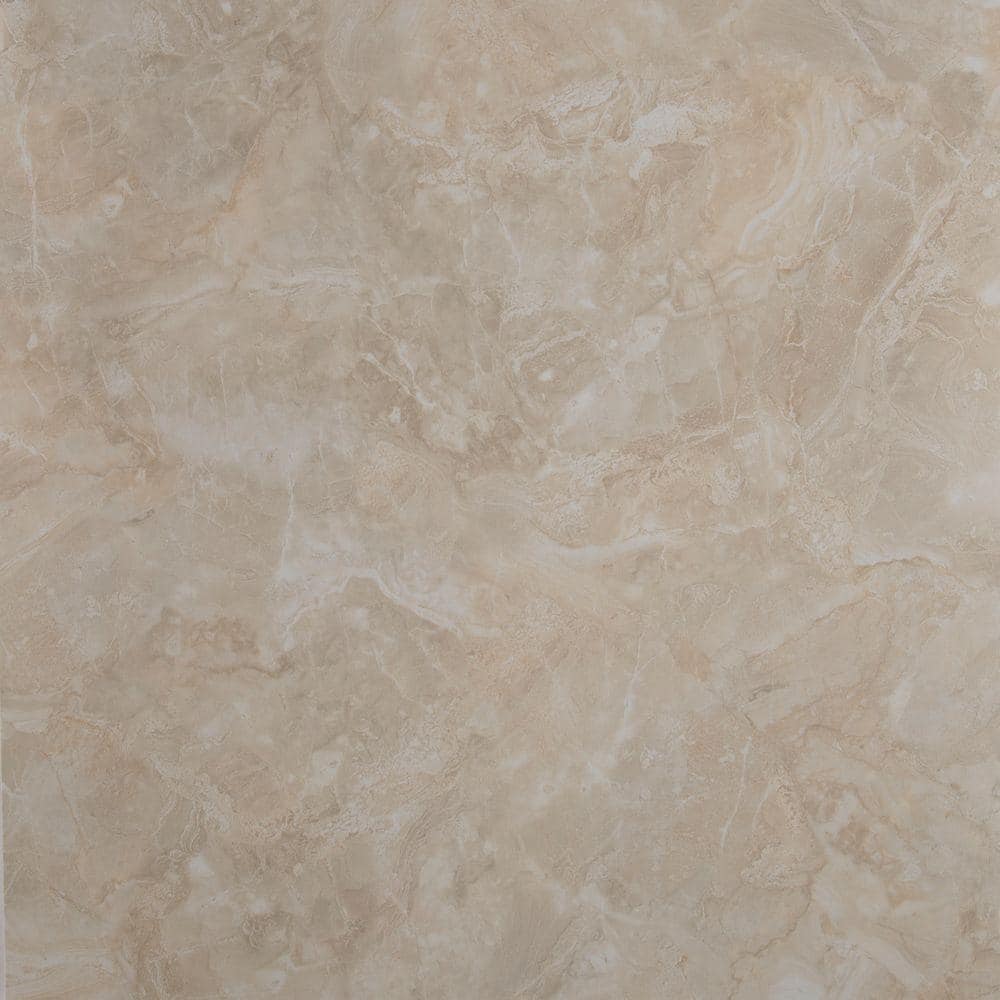 MSI Encanto Avorio 24 in. x 24 in. Polished Porcelain Floor and Wall ...