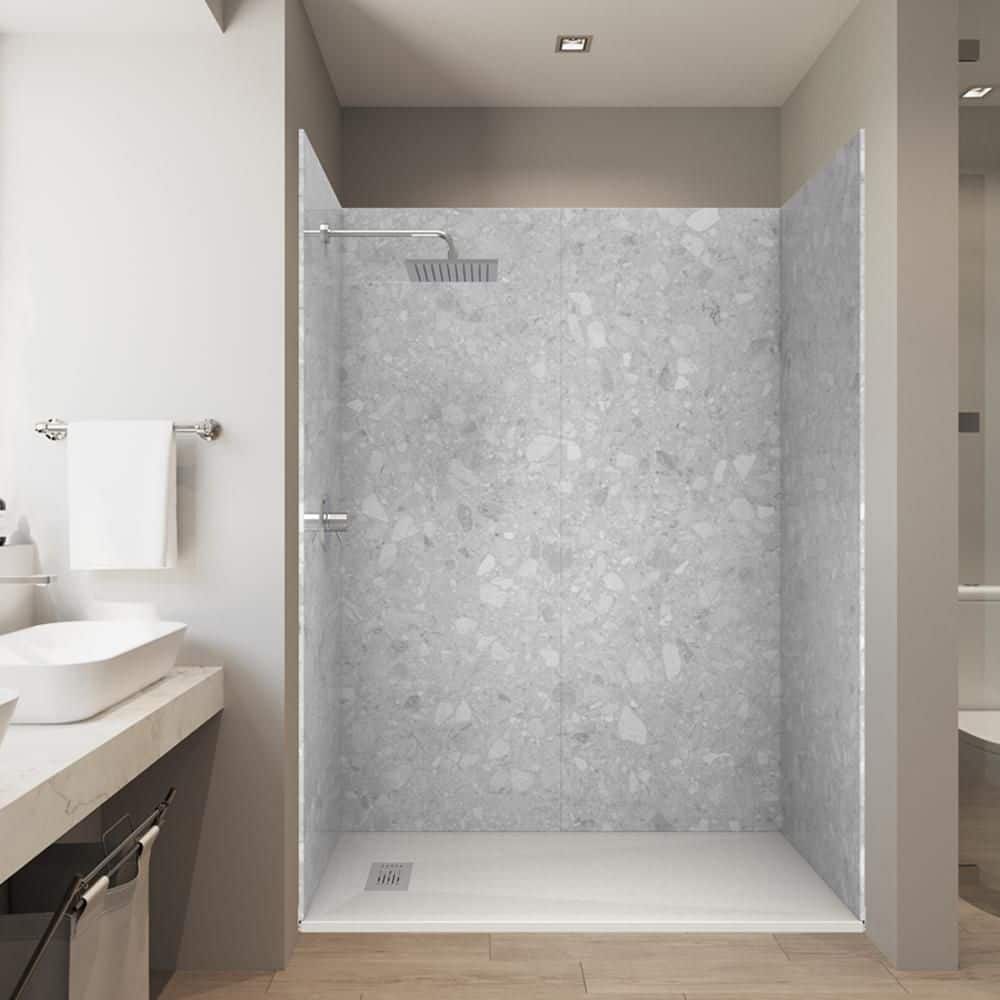 Reviews for CASTICO 60 in. x 32 in. x 84 in. Alcove Solid Composite ...