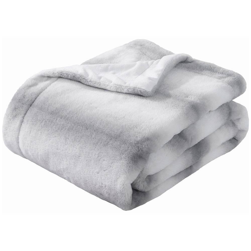 Gray Throw Blanket BP-4731-GR - The Home Depot