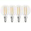 Feit Electric 11-Watt Equivalent G16.5 E26 String Light LED Light Bulb ...