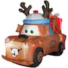 5 ft. Airblown Inflatable Lighted Mater with Reindeer Hat and Present ...