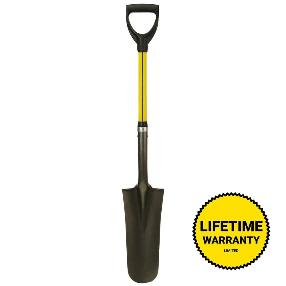 Nupla 27 in. Classic Fiberglass Sharp Shooter Drain Spade with Heavy ...