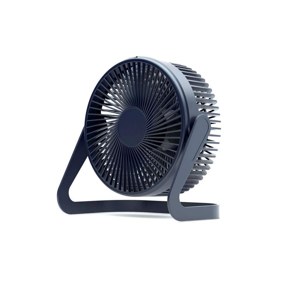 Adrinfly Compact Whole Room Air Circulator 5 in. 1 Fan Speeds Desk Fan ...