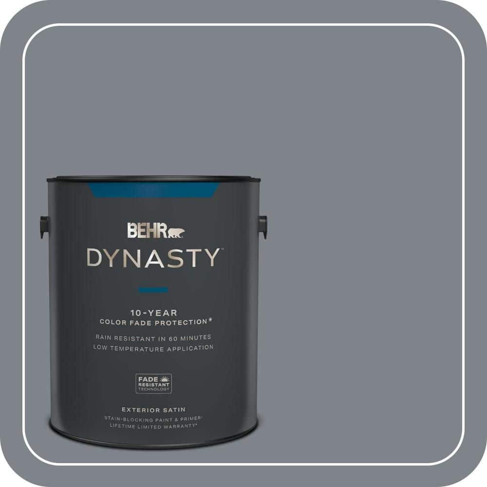 BEHR DYNASTY 1 gal. #760F-5 Milestone Satin Enamel Exterior Stain ...