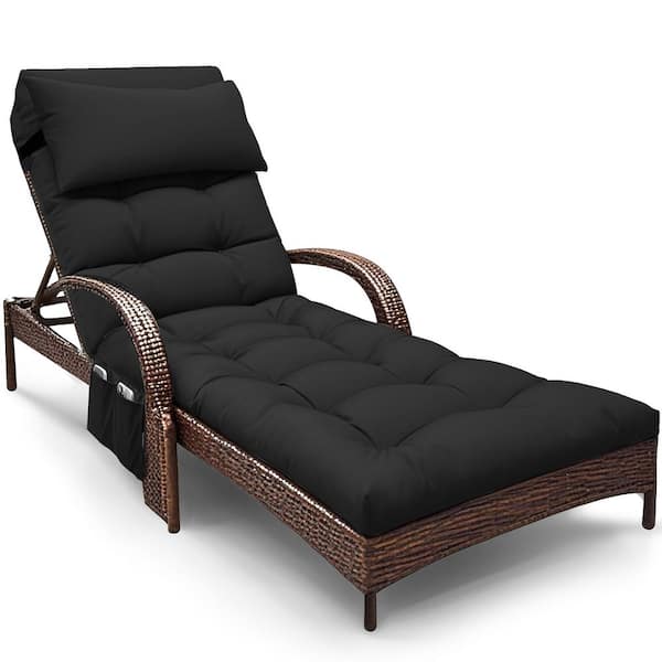 MOEPISY Outdoor Lounge Chair Cushions Waterproof Lounge Chair Cushion ...
