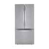LG 33 in. W 25 cu. ft. French Door Refrigerator in Stainless Steel ...