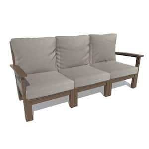 Highwood Bespoke Deep Seating 1-Piece Plastic Outdoor Couch with ...