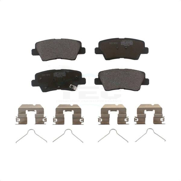 TEC Rear Ceramic Disc Brake Pads For Hyundai Elantra Kia Soul Venue Rio ...