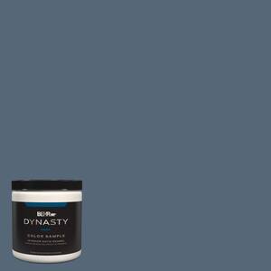 BEHR ULTRA 1 gal. #S510-6 Durango Blue Extra Durable Semi-Gloss Enamel ...