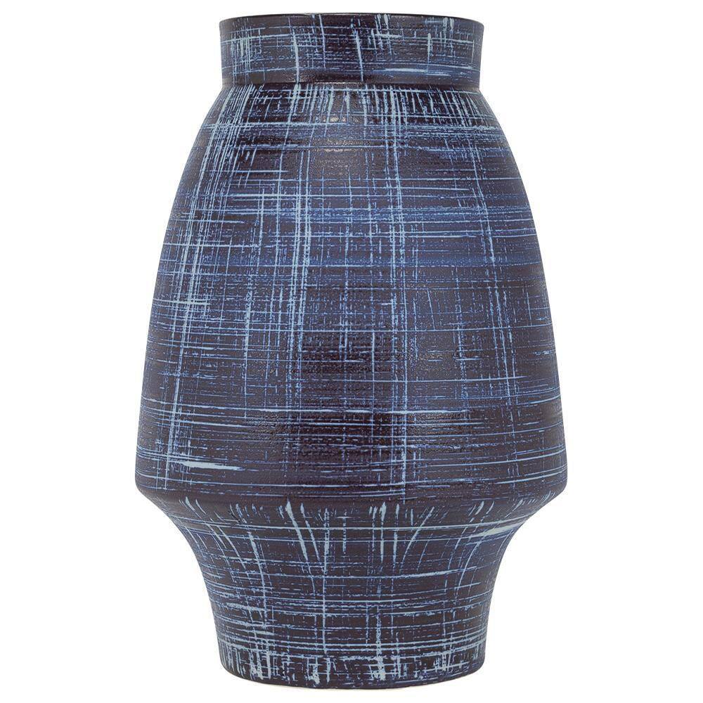 Denim Blue Decorative Vase 20-344 - The Home Depot