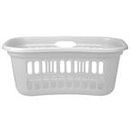 Taurus White Plastic Laundry Basket with Comfort Grip Handles 7430WH ...