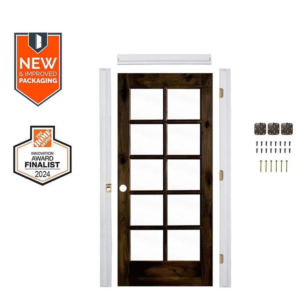 Reviews for Krosswood Doors 28in.x80in. Right-Hand 10-Lite Clear Glass ...