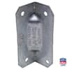 Simpson Strong-Tie GA 2-3/4 in. 18-Gauge Galvanized Gusset Angle GA1-R ...