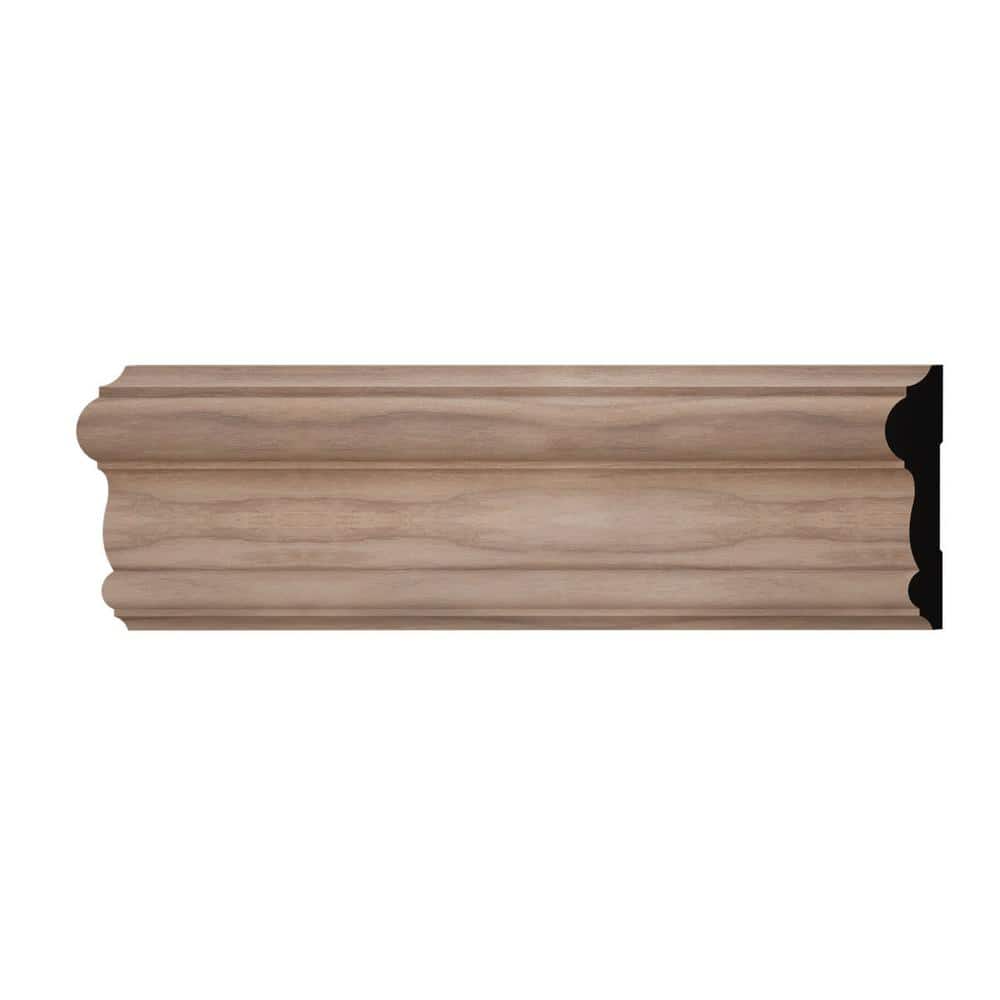 Ekena Millwork WM297 0.69 in. D x 3 in. W x 6 in. L Wood (Walnut) Chair ...
