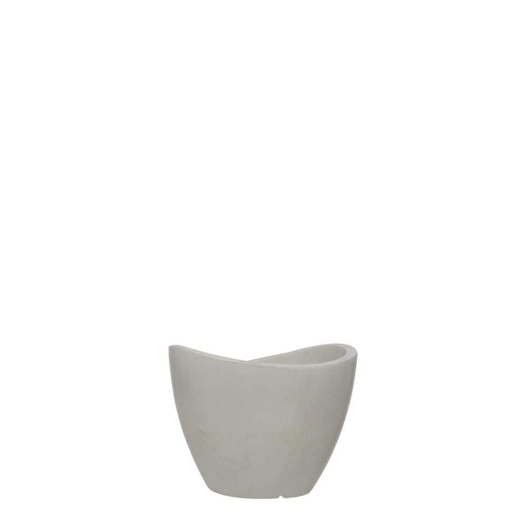 Mediterraneo Copacabana Low 11.8 in. x 9 in. Antique White Plastic ...