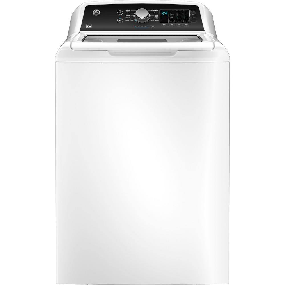 GE 4 5 Cu Ft Water Level Control Top Load Washer In White GTW585BSVWS GE 4 5 Cu Ft Water Level Control Top Load Washer In White GTW585BSVWS