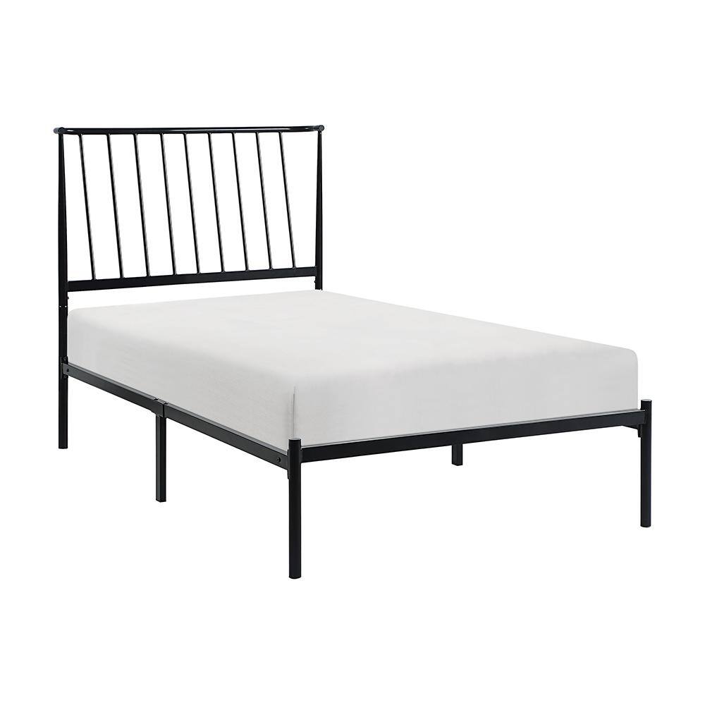Seldovia Black Metal Frame Twin Platform Bed 1630T-1 - The Home Depot