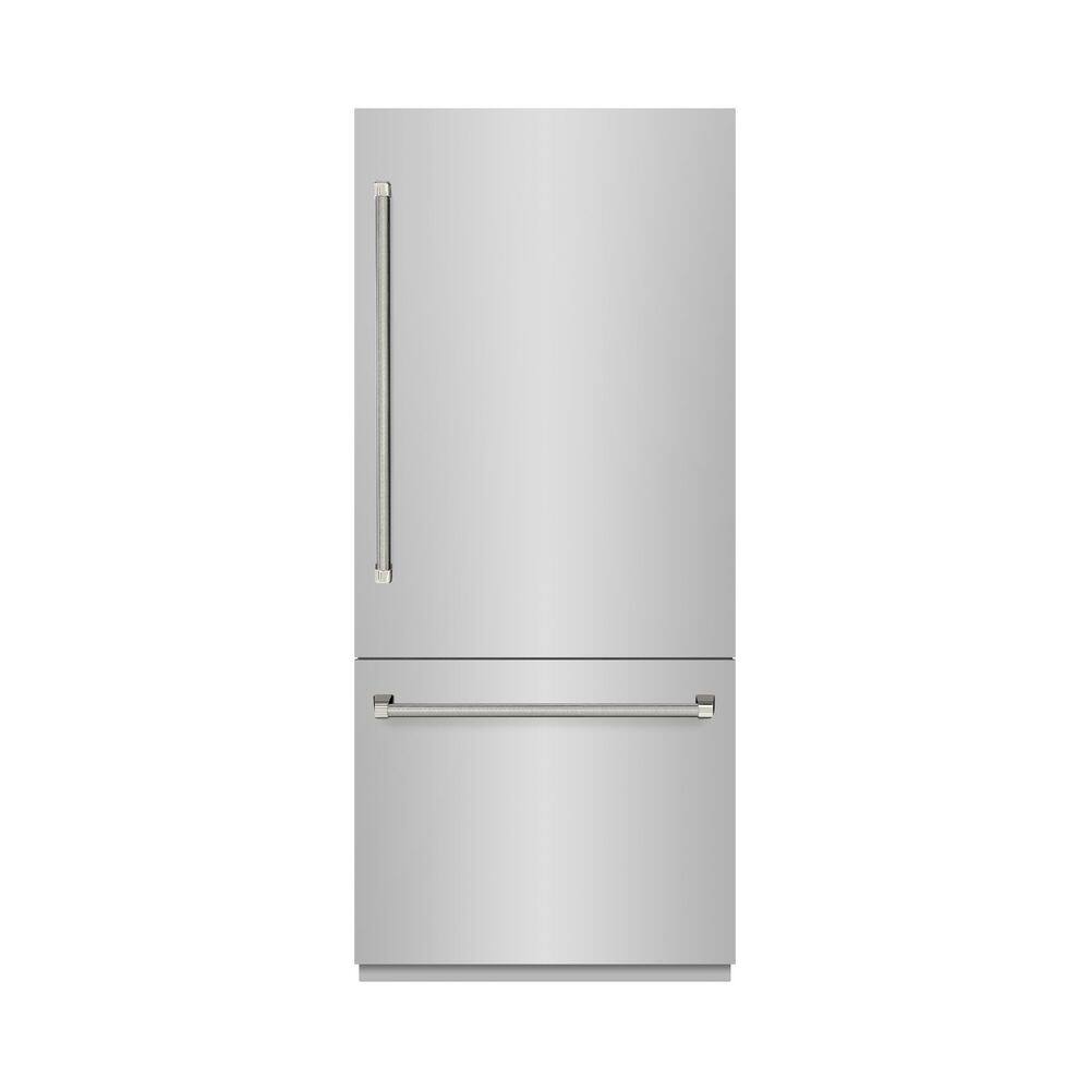 ZLINE Kitchen and Bath Autograph 36 in. Built-In Bottom Freezer ...