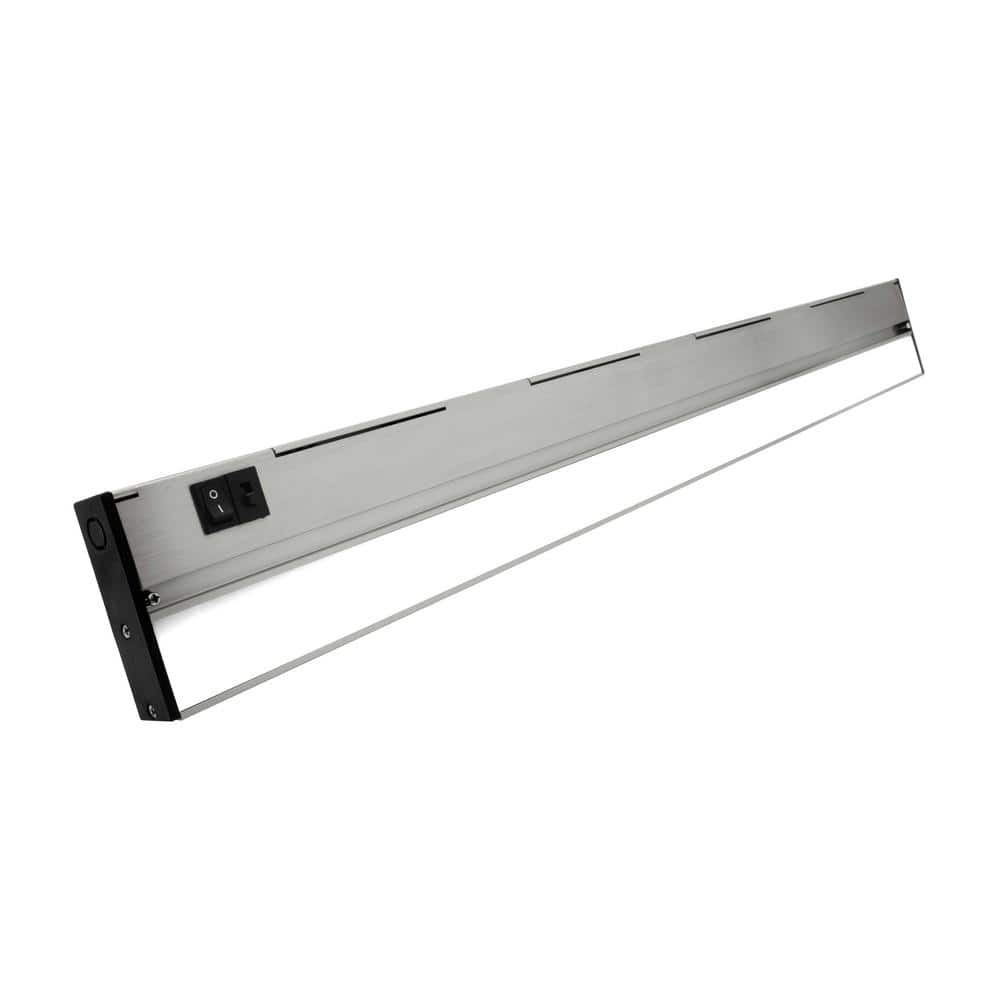 NICOR NUC-5 Series 30 in. Nickel Selectable LED Under Cabinet Light ...