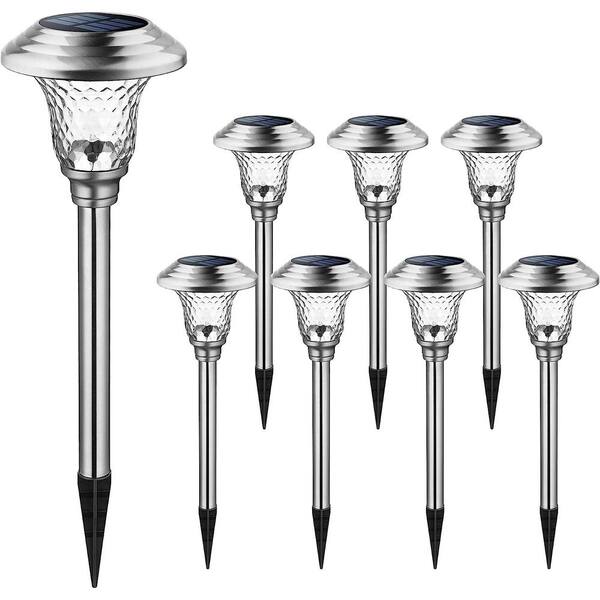 Cubilan Solar Pathway Lights, Solar Garden Lights Outdoor Warm White ...