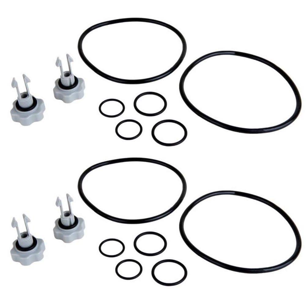 Intex 2,500 Gal. Filter Pool Pump Replacement Seals Pack Parts (2-Pack ...