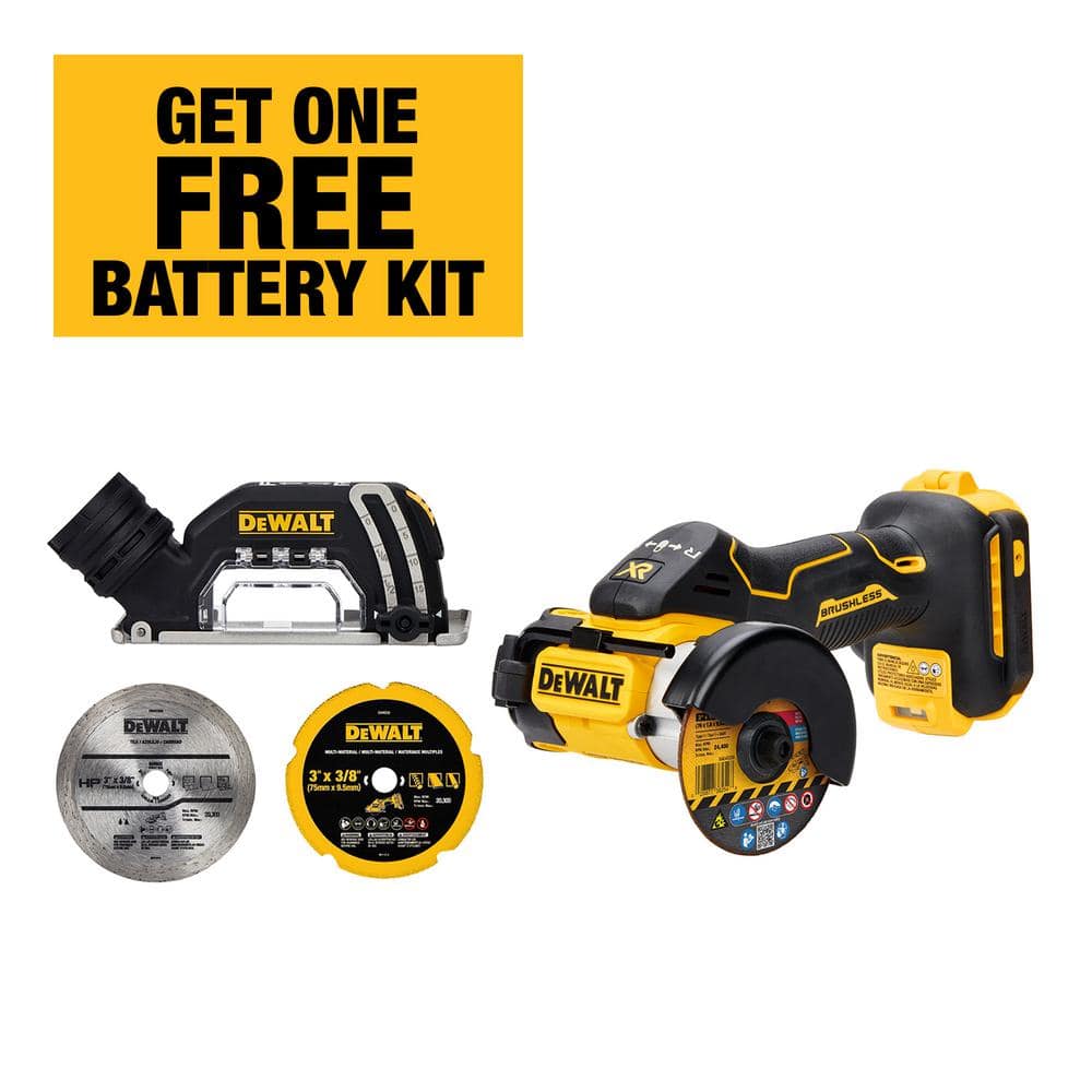 DEWALT 20V XR Cordless 3 in. Cut-Off Tool (Tool Only) DCS438B - The ...