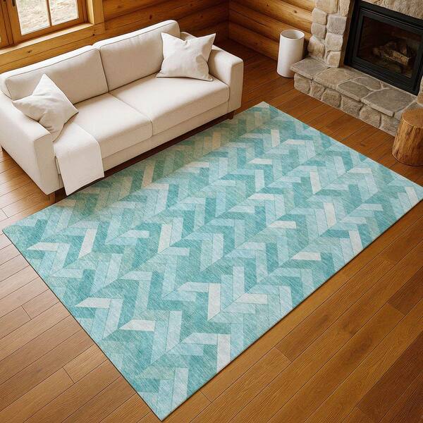 Addison Rugs Chantille Machine Washable Indoor/Outdoor Abstract ACN2297 ...