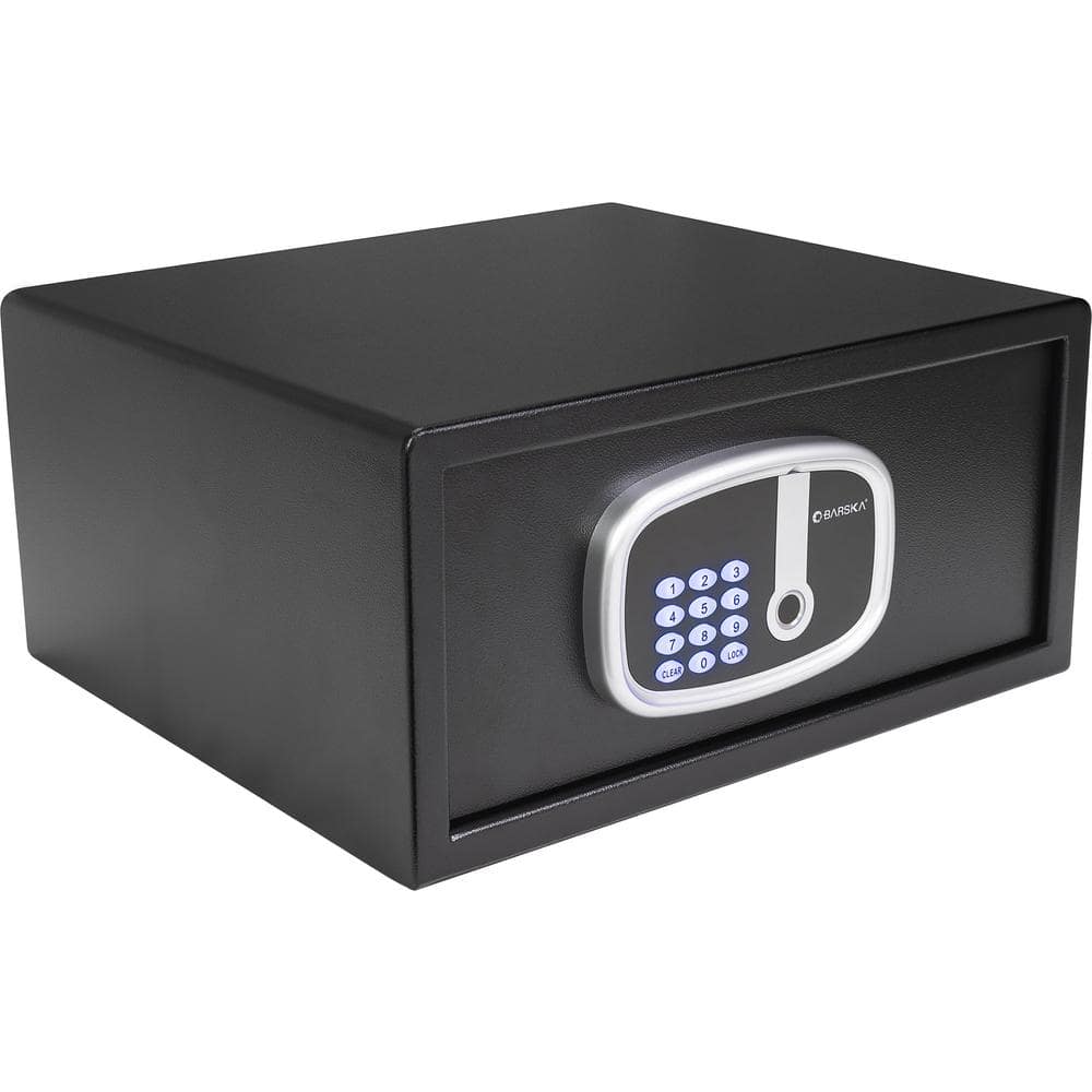 BARSKA Biometric and Digital Keypad Security Safe with Interior Lights ...