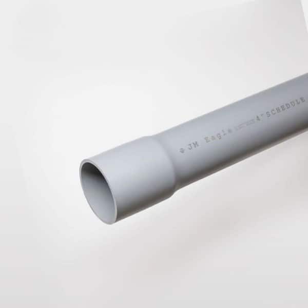 JM Eagle PVC Conduit Foam Core 4 in. x 10 ft. BE UL651 320101 - The ...