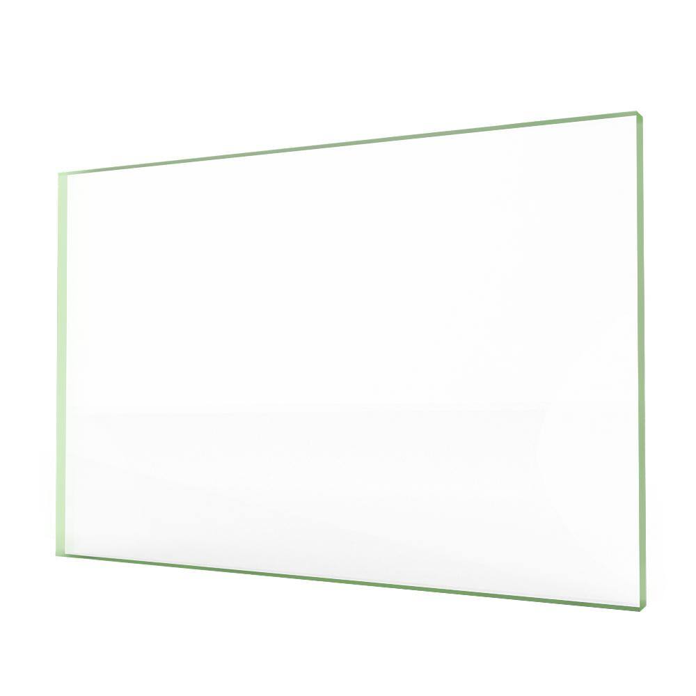 Fab Glass and Mirror 18 in. x 24 in. Clear Rectangular Tempered Glass ...
