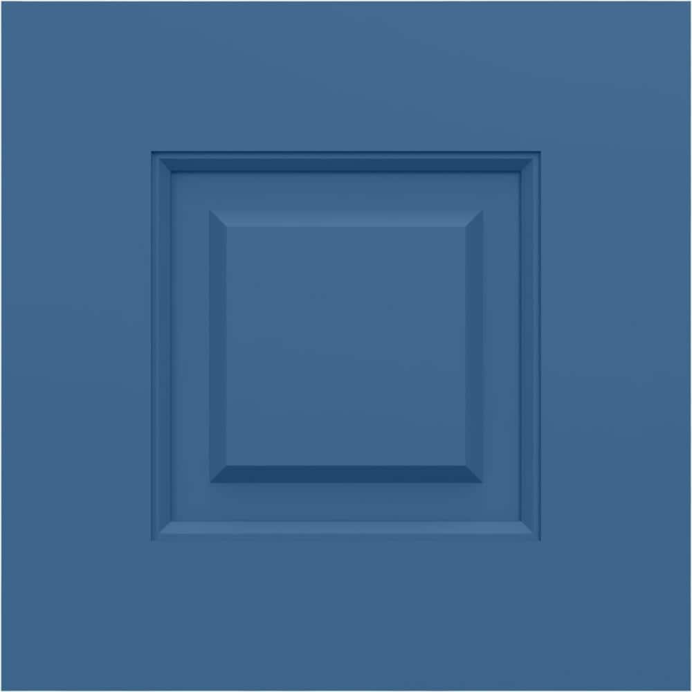 Ekena Millwork 12-in W x 12-in H True Fit PVC Raised Panel Shutters ...