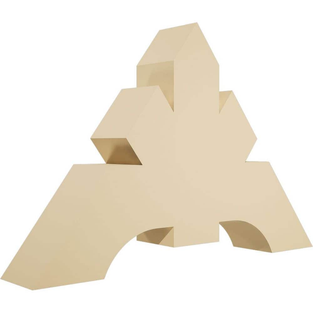 Ekena Millwork 36 in. W x 24 in. H x 6 in. D x 6 in. F, 16/12 Pitch ...
