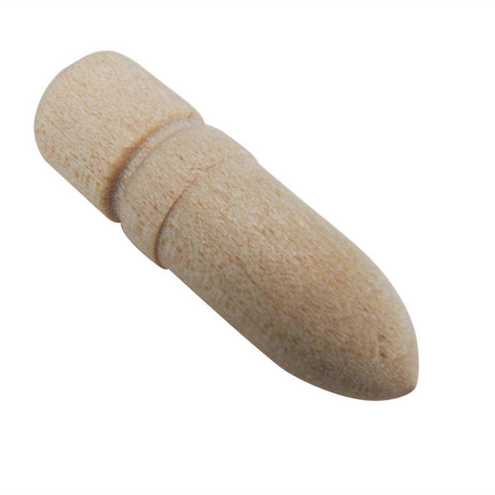 TrimMaster 1-1/4 in. x 3/8 in. Round Dowel Wood Pegs, 12-Pack H4800 ...