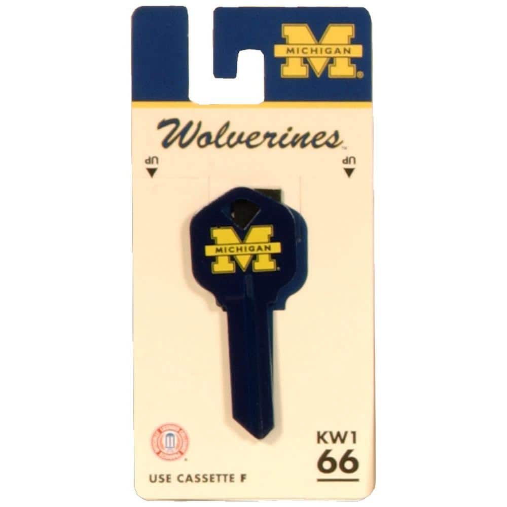 Hillman #66 NCAA Michigan Wolverines Key Blank 89837 - The Home Depot
