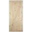 EVERMARK Expressions 37 in. x 84 in. Solid Natural 1 Panel Unfinished ...