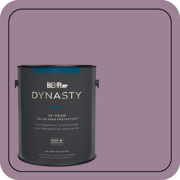 BEHR DYNASTY 1 gal. #S110-5 Garden Plum Satin Enamel Exterior Stain ...