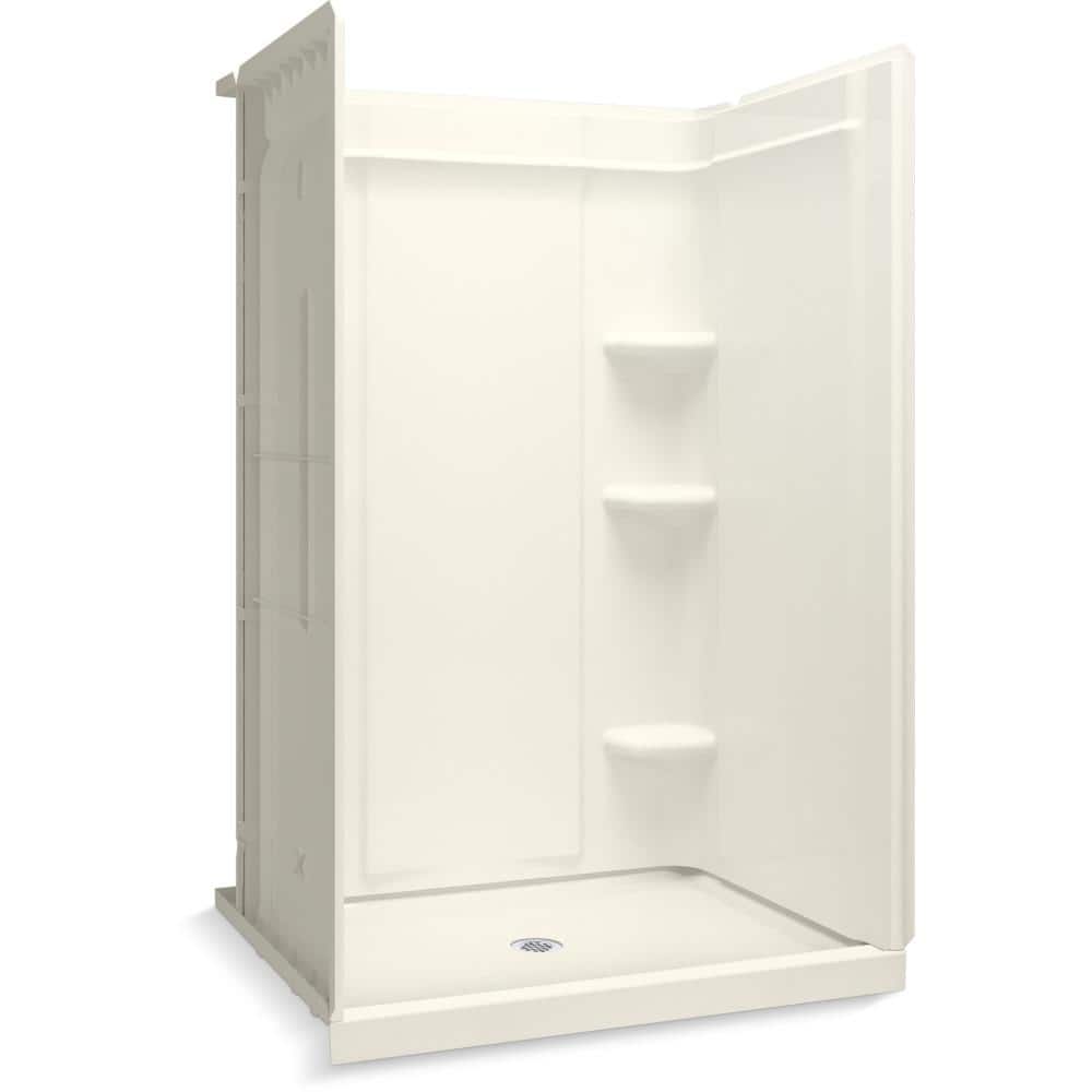 KOHLER Medley 48 in. W x 75.5 in. H Glue Up Vikrell Alcove Shower Wall ...