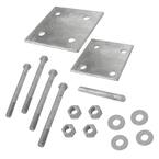 3.75 in. x 3.75 in. Steel Post Saddle TIDP442 - The Home Depot