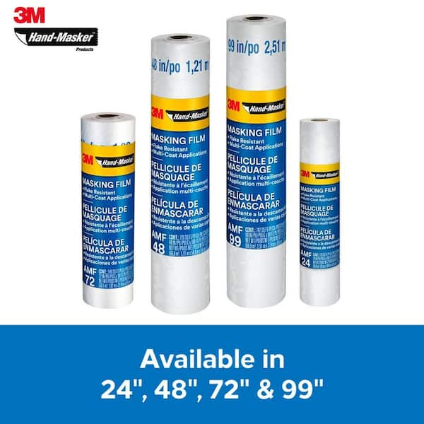 3M 99 in. x 90 ft. Advanced Masking Film AMF99-8C - The Home Depot