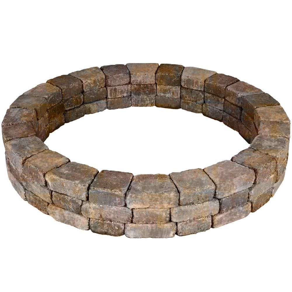 Pavestone Rumblestone 66 in. x 10.5 in. Tree Ring Kit in Sierra Blend ...