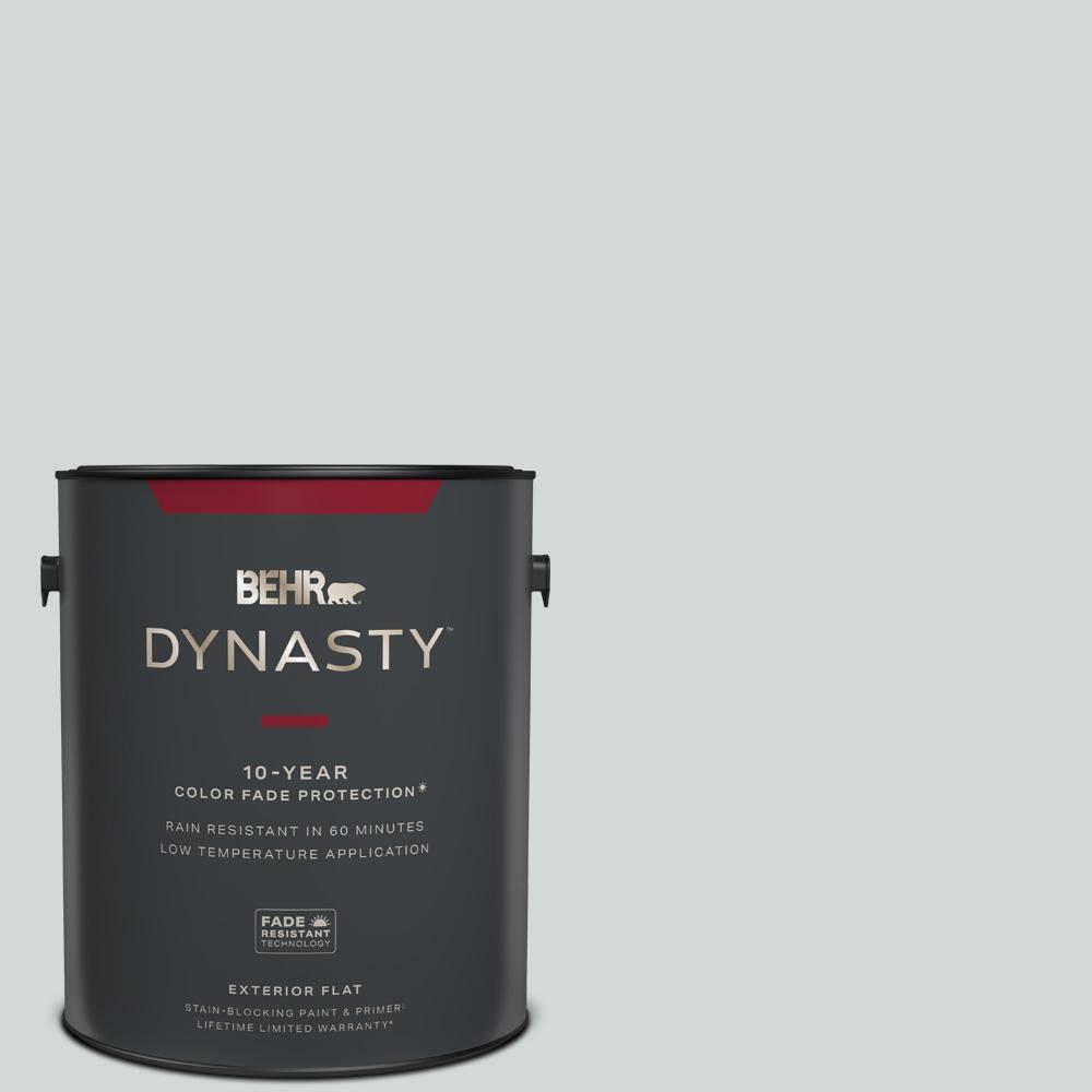 BEHR DYNASTY 1 gal. #PPU26-12 Solemn Silence Flat Exterior Stain ...