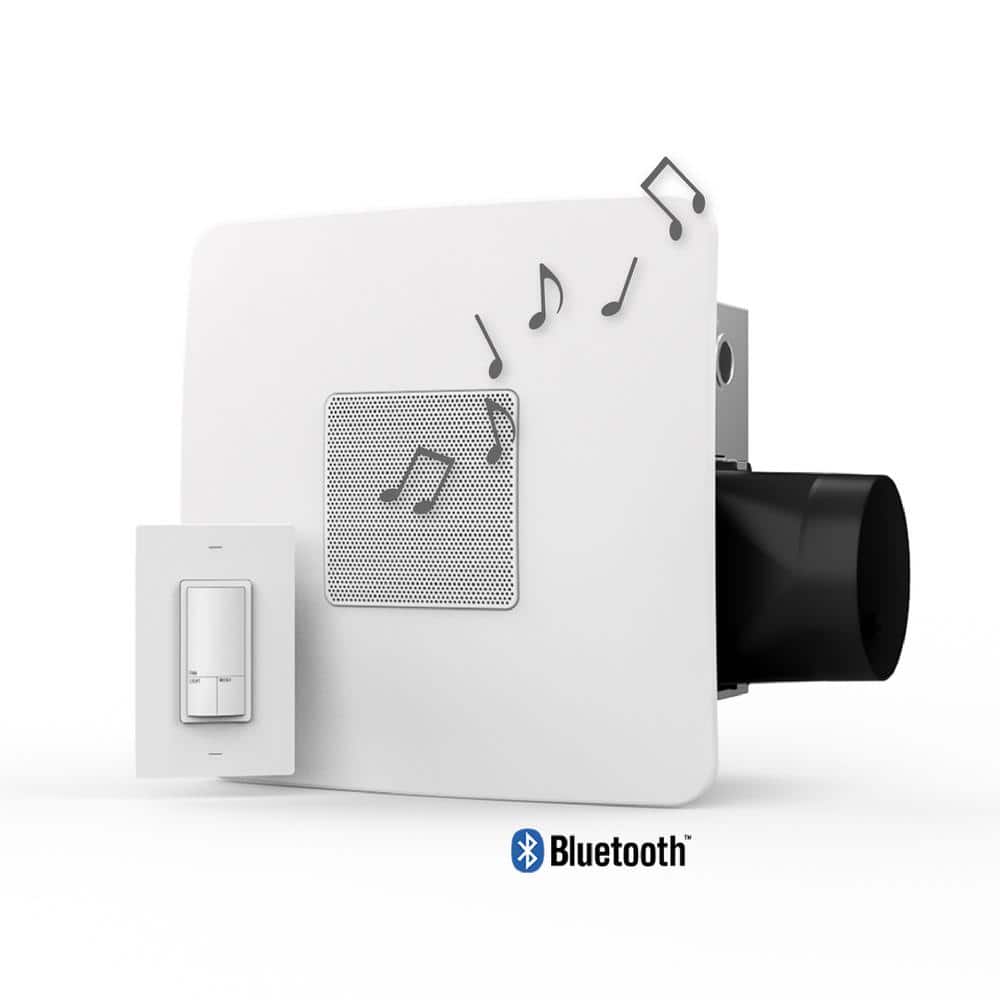 ReVent 80 CFM Ceiling Easy Roomside Installation Bathroom Exhaust Fan ...