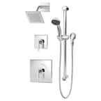 MOEN Align 2-Handle Deck Mount Roman Tub Faucet Trim Kit with Hand shower in Chrome (Valve Not ...