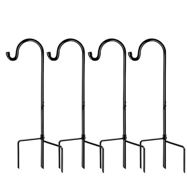 PALEO HOME LLC PALEO 33 in. Shepherd Hook Black, 4-Pack CALNH32SH-4P33 ...