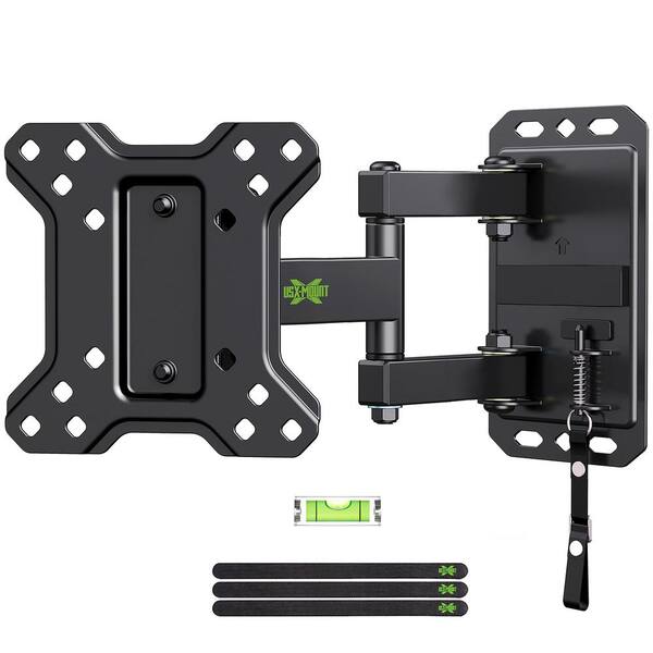 Etokfoks Heavy Duty Retractable Full Motion Wall Mount for 10 in. to 26 ...