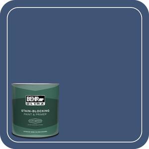 BEHR PREMIUM PLUS 8 oz. #600D-7 Daring Indigo Semi-Gloss Interior ...