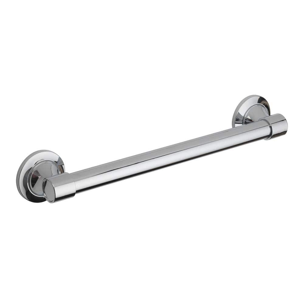 Glacier Bay 16 in. Transitional Style Grab Bar in Chrome 068 HWDGB01 ...